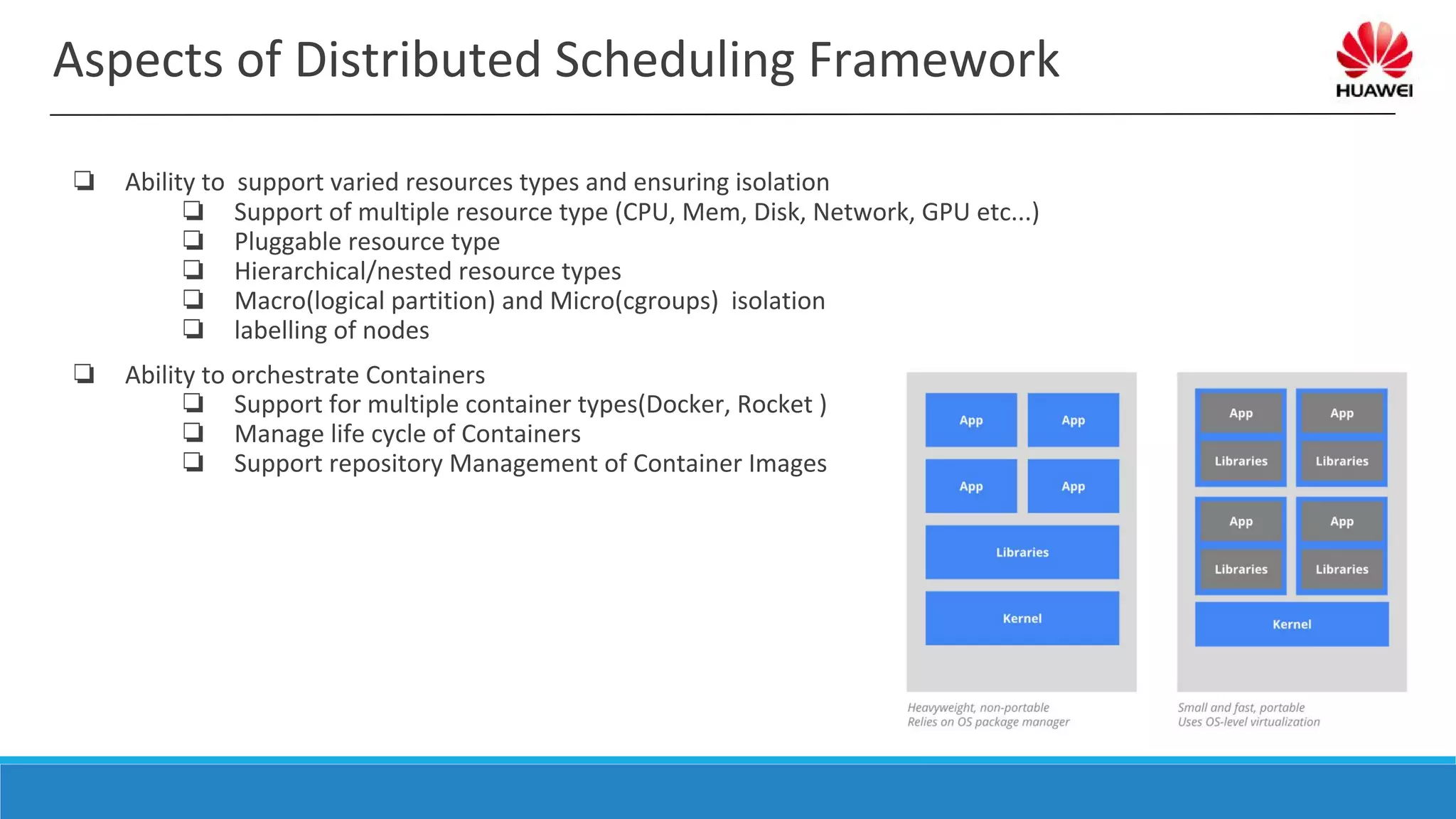 Distributed Resource Scheduling Frameworks | PPT Distributed Resource Scheduling Frameworks | PPT