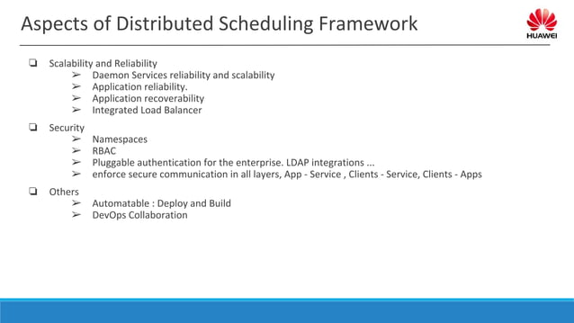 Distributed Resource Scheduling Frameworks | PPT Distributed Resource Scheduling Frameworks | PPT
