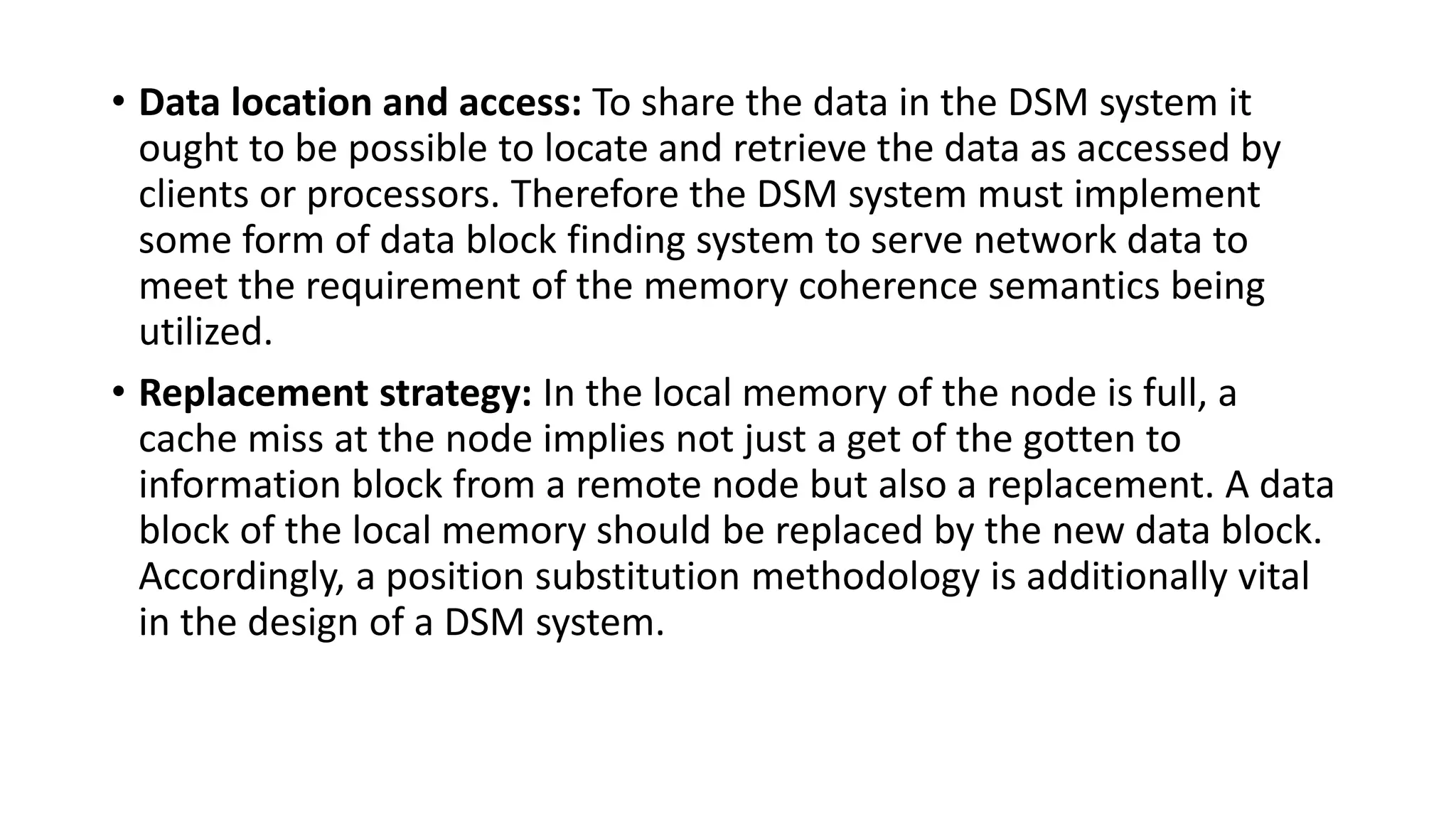 Distributed Shared Memory notes in distributed systems.pptx Distributed Shared Memory notes in distributed systems.pptx
