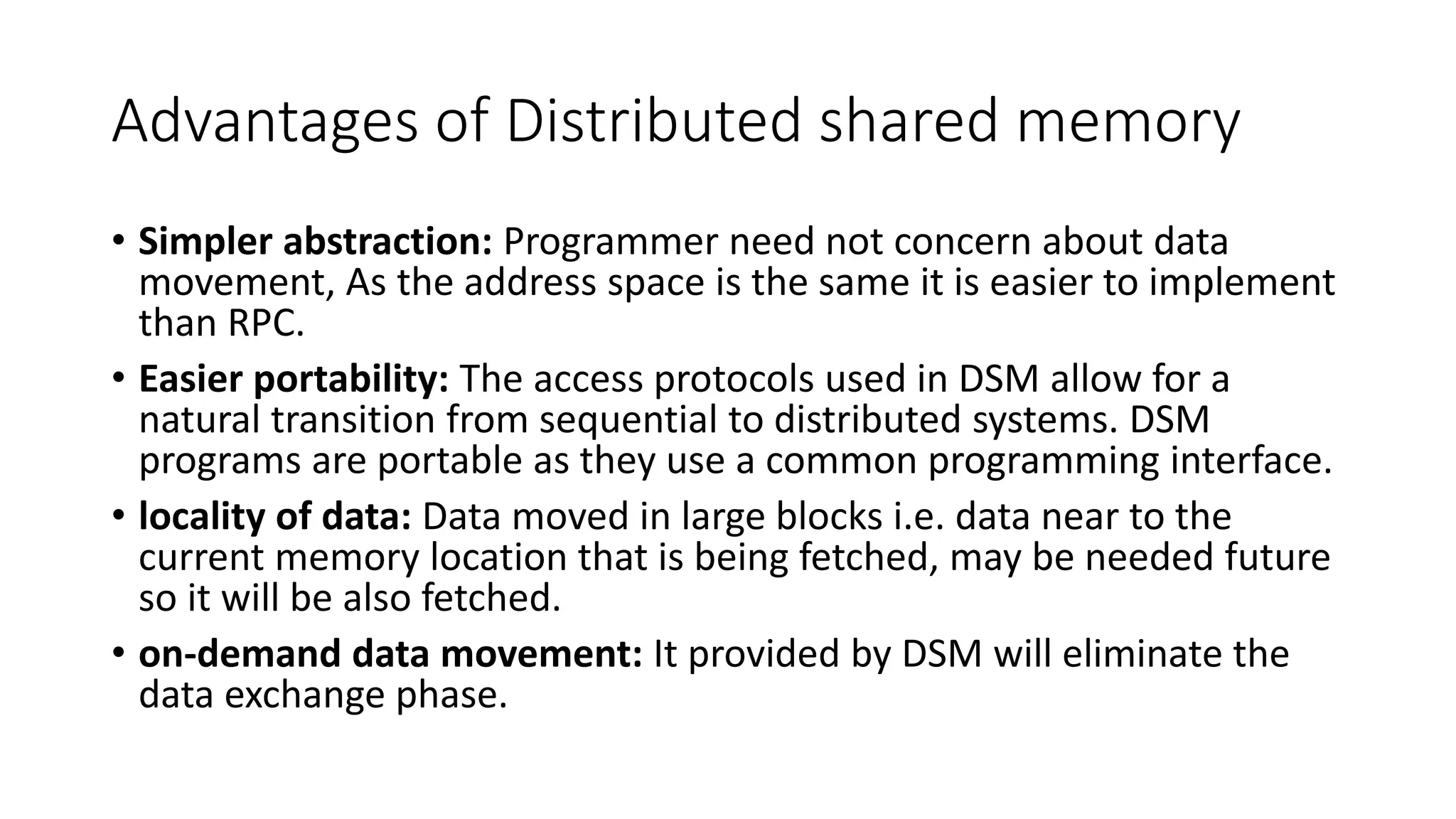 Distributed Shared Memory notes in distributed systems.pptx Distributed Shared Memory notes in distributed systems.pptx