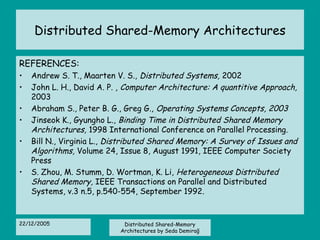 Distributed Shared memory architecture.ppt