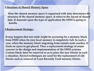 Distributed shared memory shyam soni | PPT