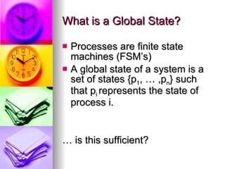 Distributed Snapshots | PPT