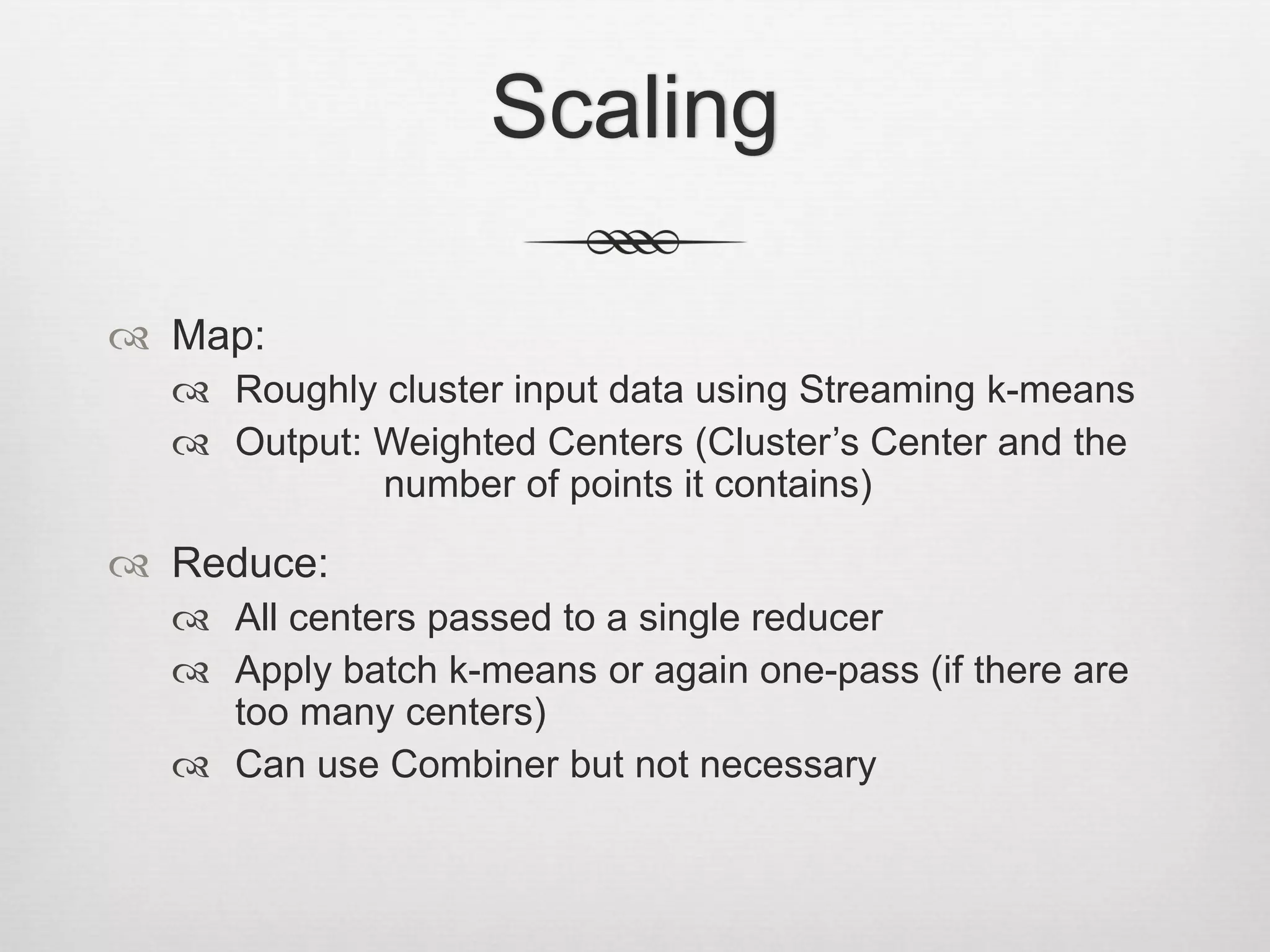 Distributed streaming k means | PDF