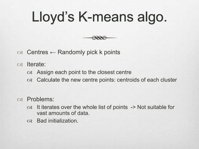 Distributed streaming k means | PDF