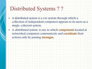 Distributed system | PPT