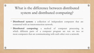 Distributed Computing | PPTX