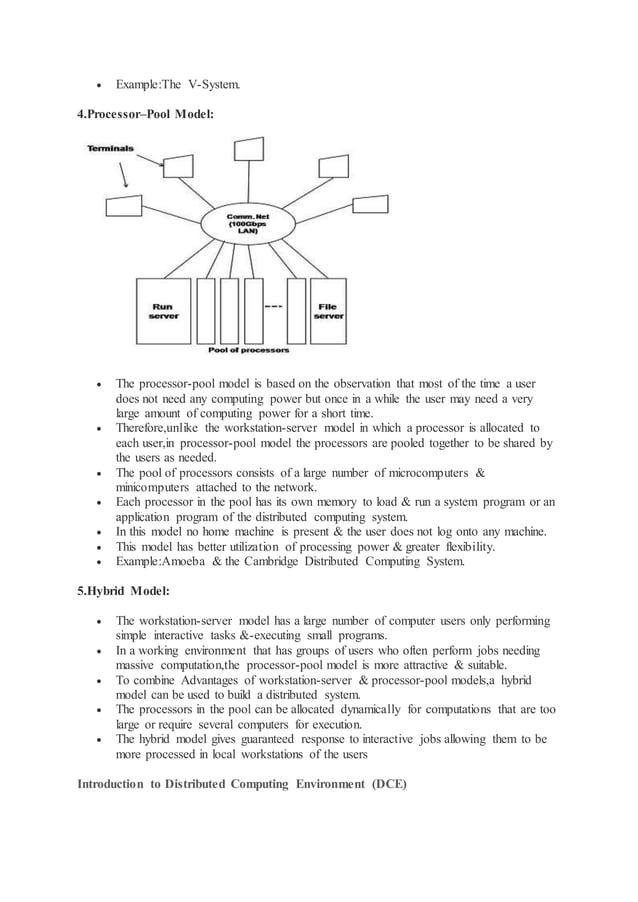 DISTRIBUTED SYSTEM.docx | Computer Networking | Computing