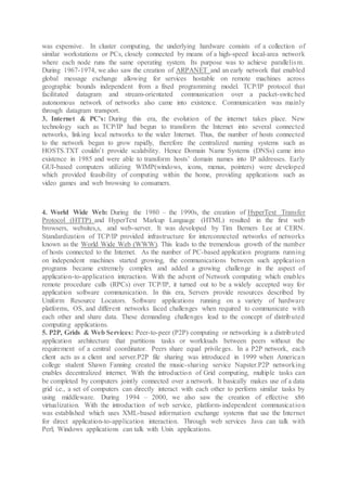 DISTRIBUTED SYSTEM.docx | Computer Networking | Computing