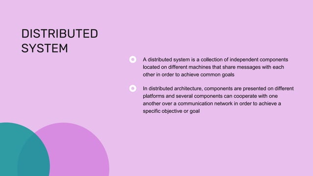 DISTRIBUTED SYSTEM ARCHITECTURE.pptx | Databases | Computer Software and Applications