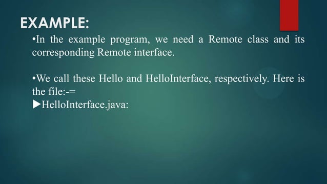 Remote Method Invocation Java Rmi Ppt