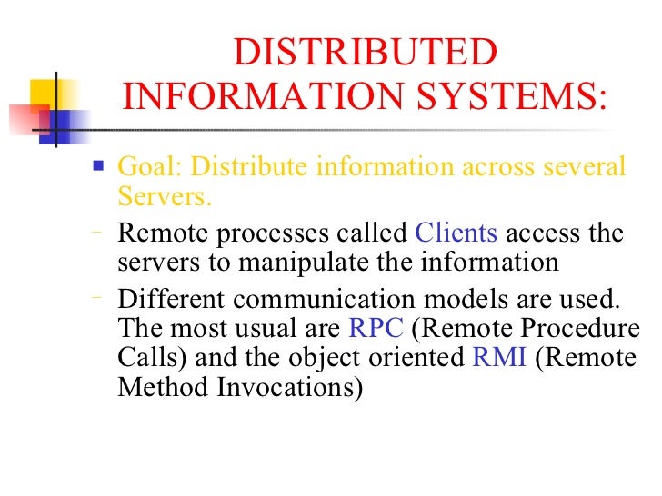 Distributed Systems Distributed Systems
