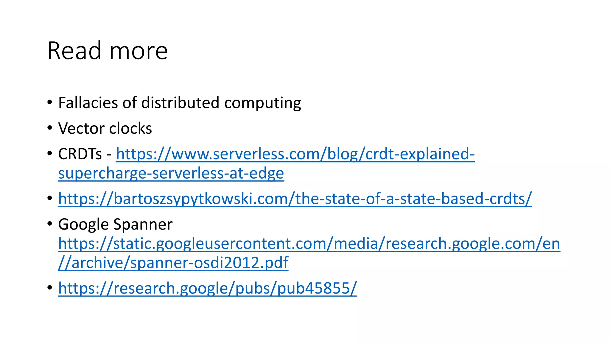 Fallacies of Distributed Computing | PPTX