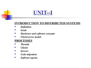DISTRIBUTED SYSTEMS lecture notes 25 .ppt