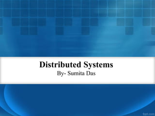 Distributed systems1 | PPT