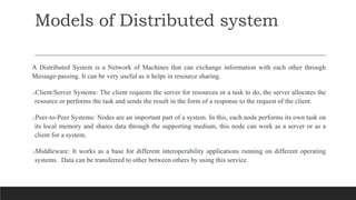Distributed System Unit 1 Notes by Dr. Nilam Choudhary, SKIT Jaipur | PPTX