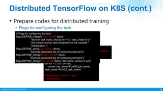 Distributed tensorflow on kubernetes | PPTX