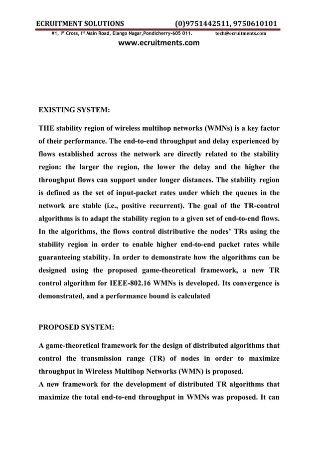 Distributed Throughput Maximization In Wireless Networks Using The