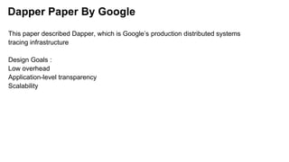 Distributed tracing | PPT