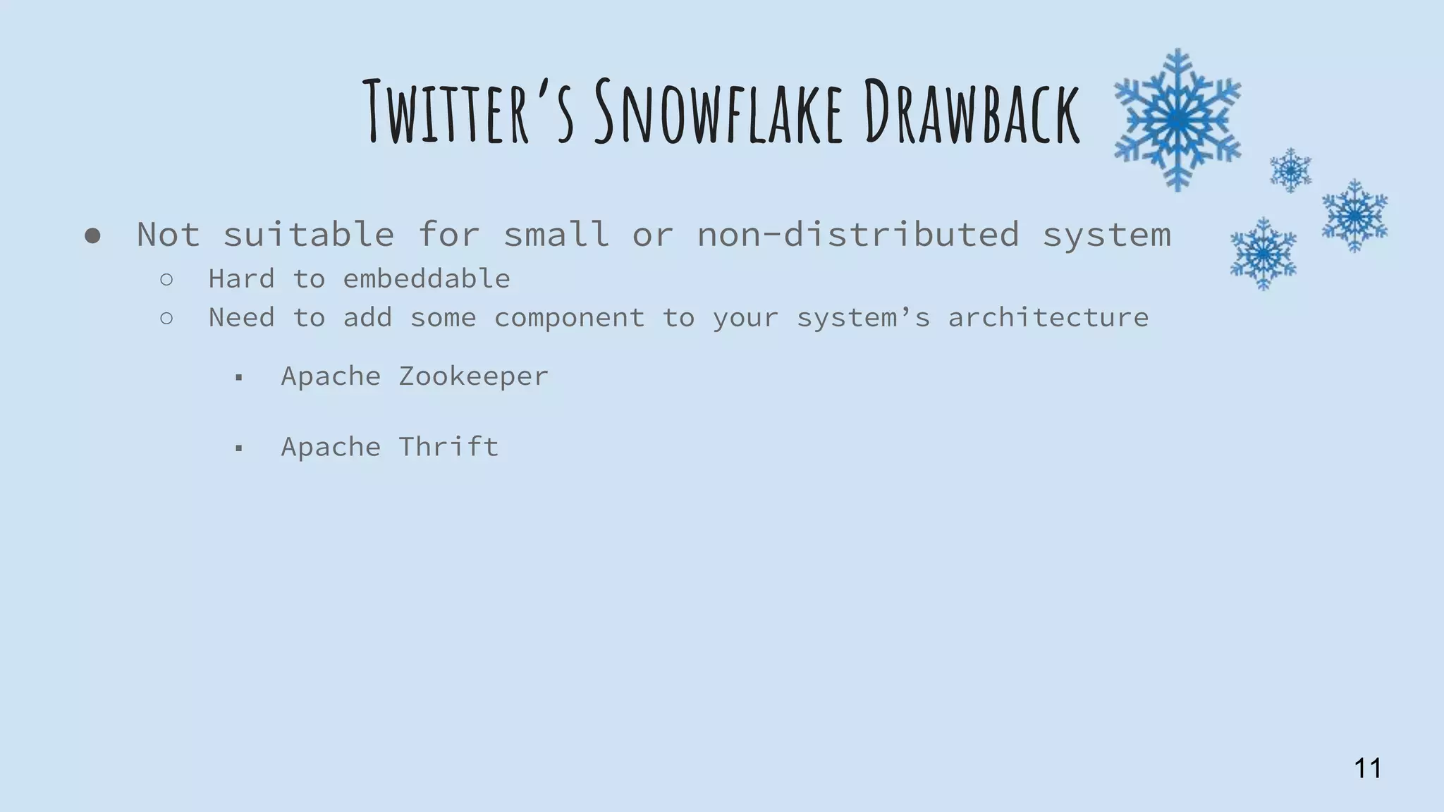 Distributed unique id generation | PPTX