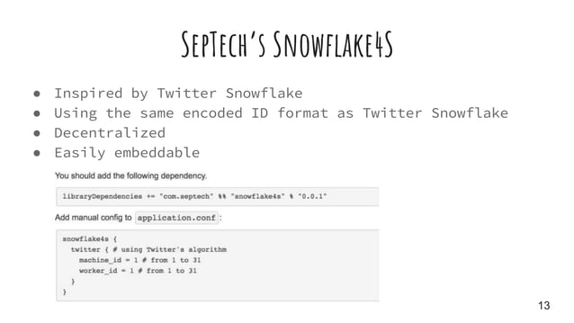 Distributed unique id generation | PPT