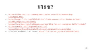 Distributed unique id generation | PPTX