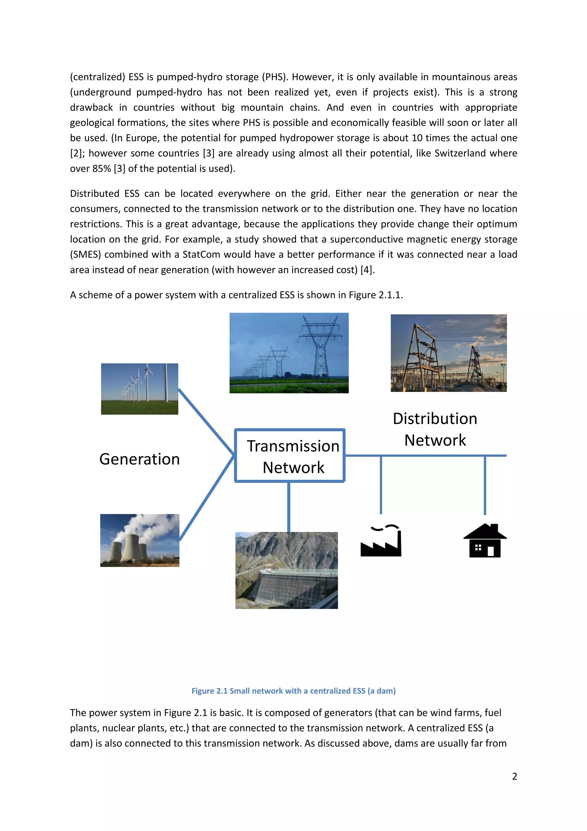 Distributed vs. centralized energy storage for power system ...