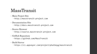 Distributing Transactions using MassTransit | PPTX
