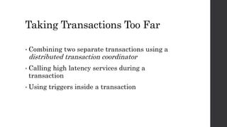 Distributing Transactions using MassTransit | PPTX