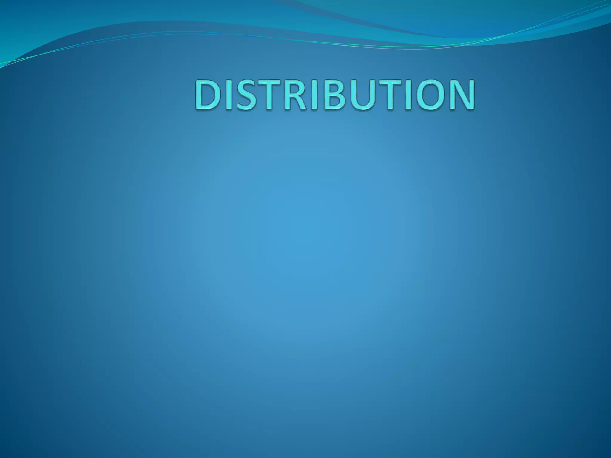 Distribution | PPTX