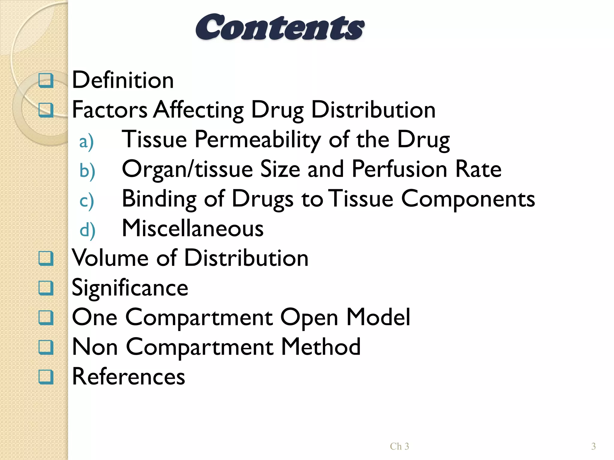 Drug Distribution | PPT