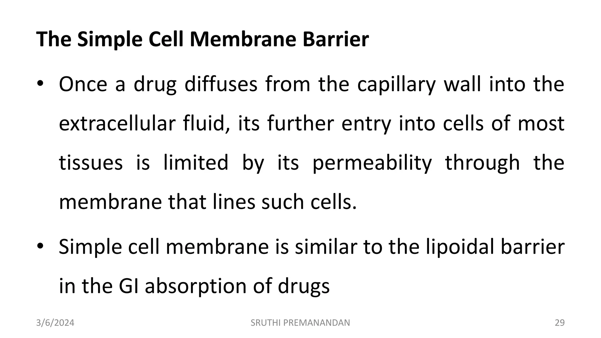 DISTRIBUTION of the drug in human body or system | PPTX