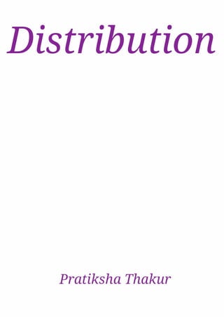 Distribution | PDF