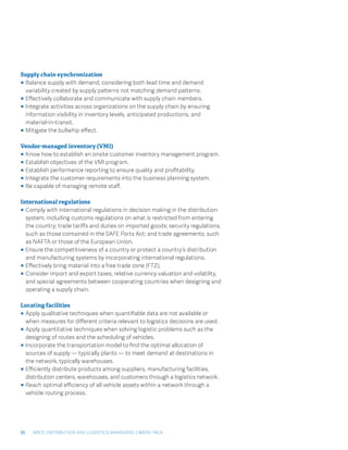 Distribution and-logistics-managers-competency-model 2 | PDF