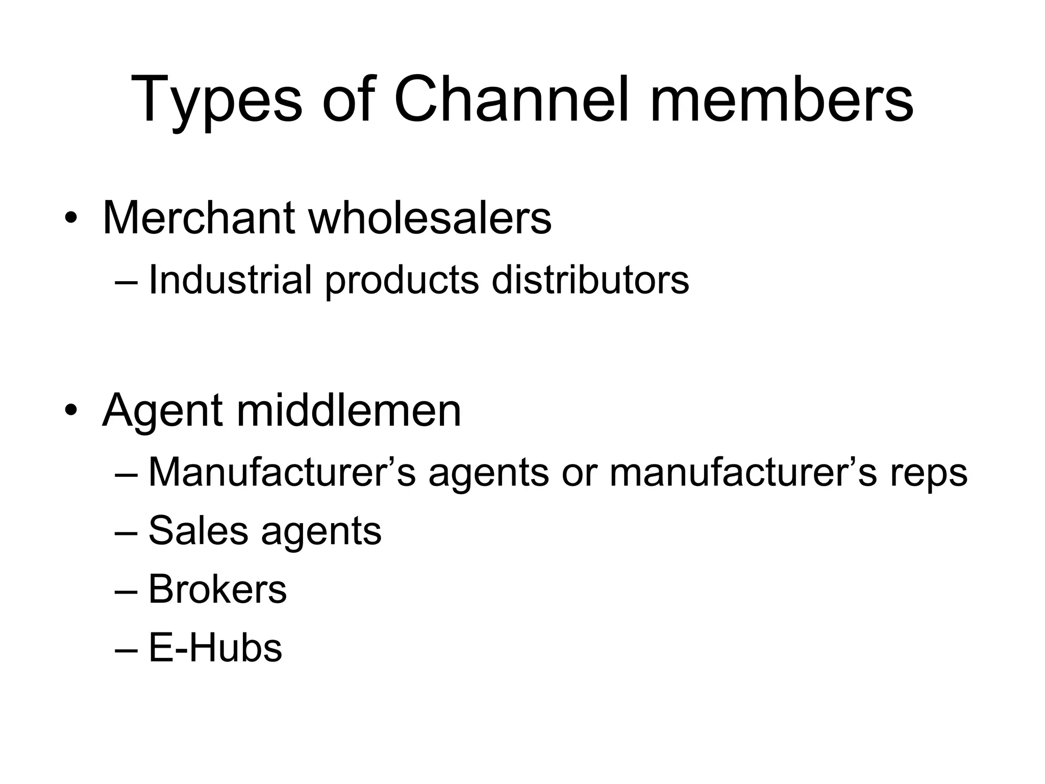 Distribution channel-decisions ppt | PPTX