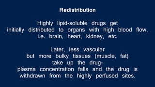 Pharamcokinetics: Distribution | PPTX