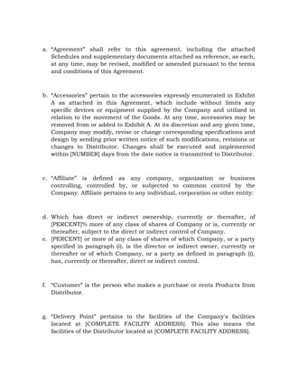 DISTRIBUTION AGREEMENT | PDF