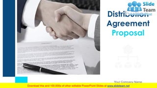 Distribution Agreement Proposal PowerPoint Presentation Slides | PDF