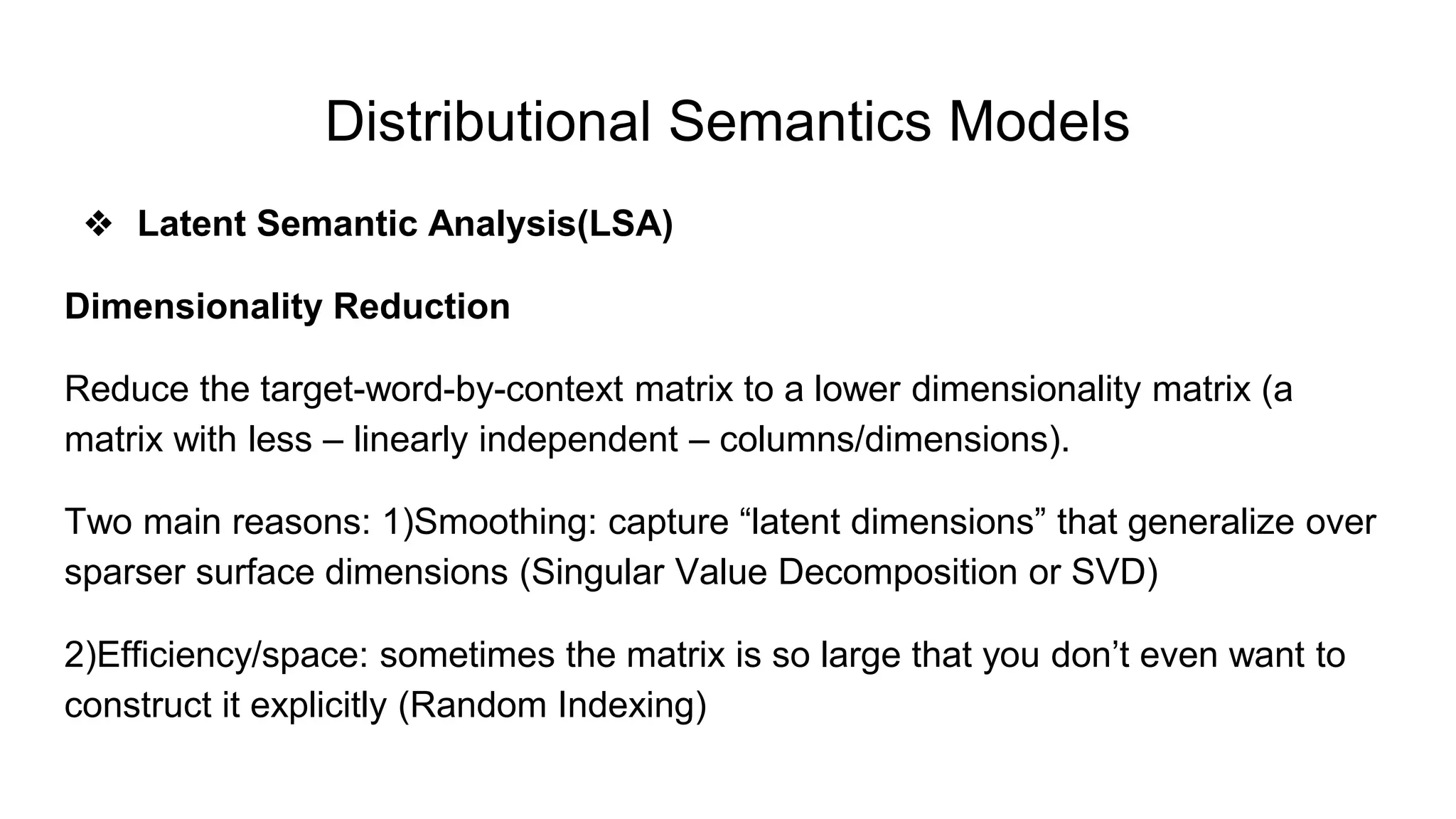 Distributional semantics | PPTX