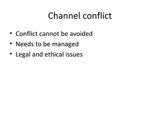 Distribution and channel decisions | PPT