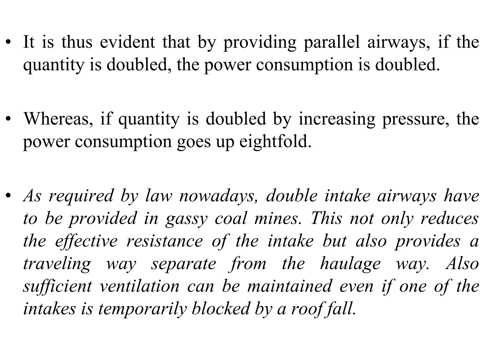 Distribution and control of mine air standards of ventilation | PPT