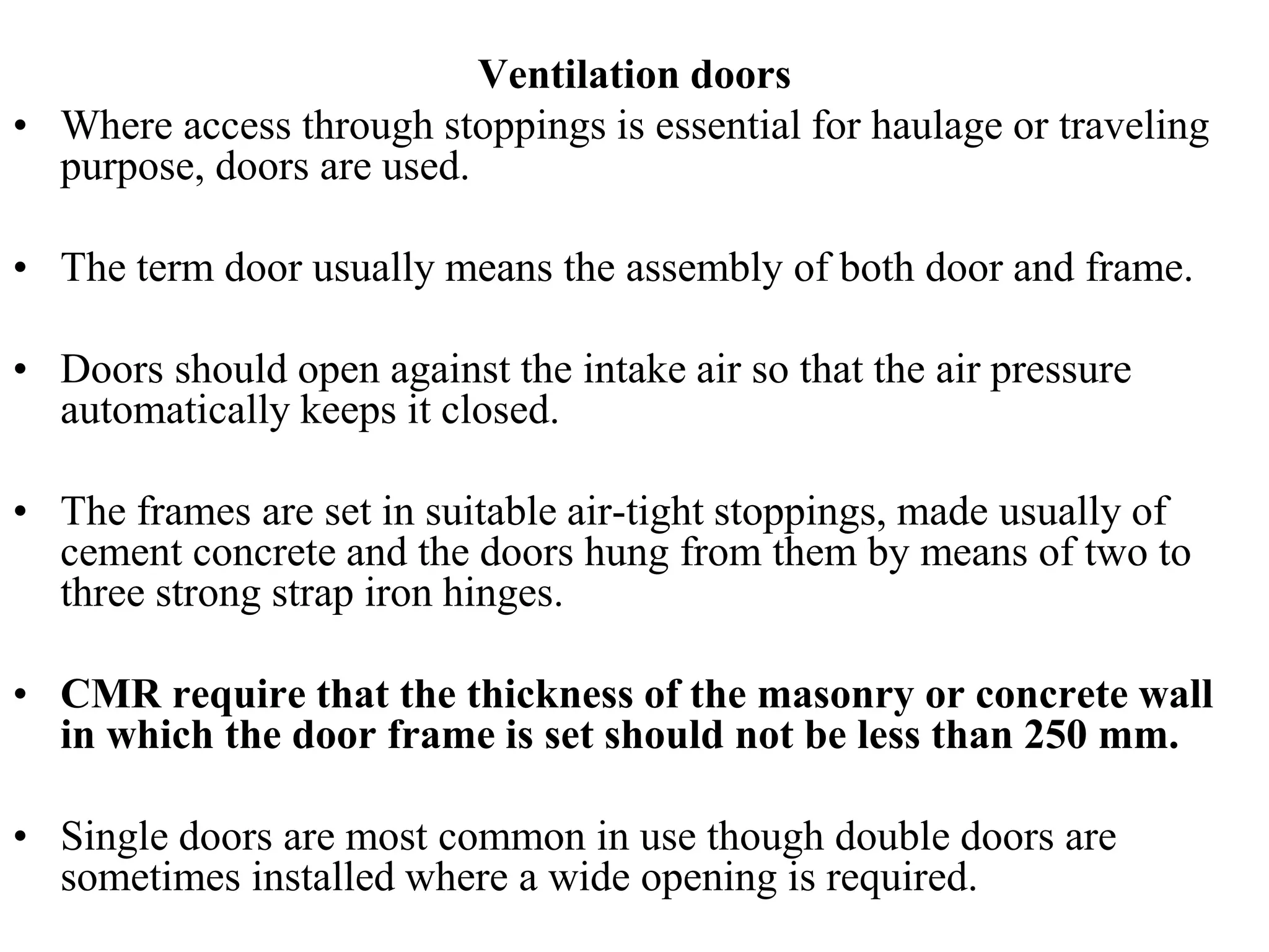 Distribution and control of mine air standards of ventilation | PPT