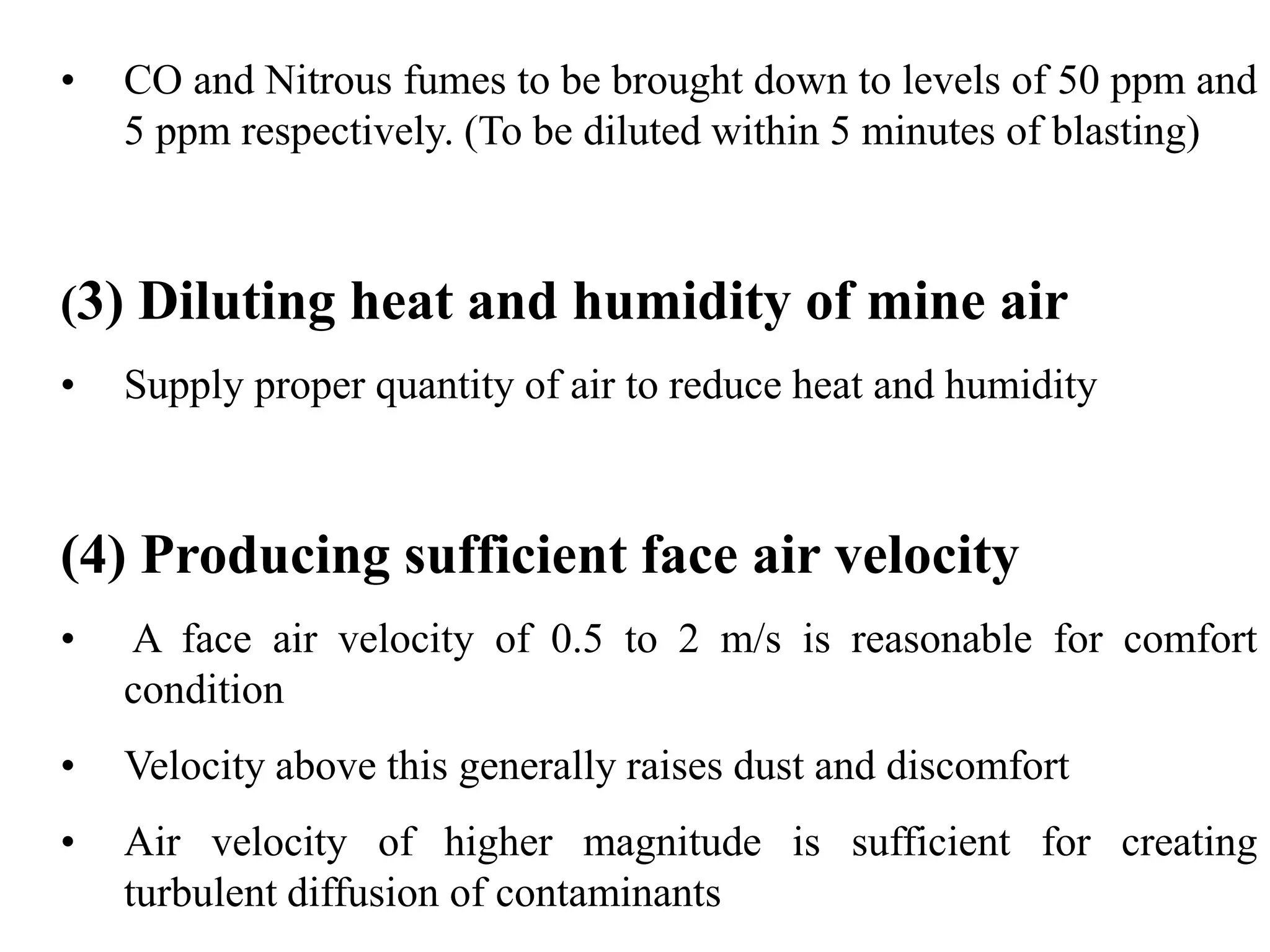 Distribution and control of mine air standards of ventilation | PPT