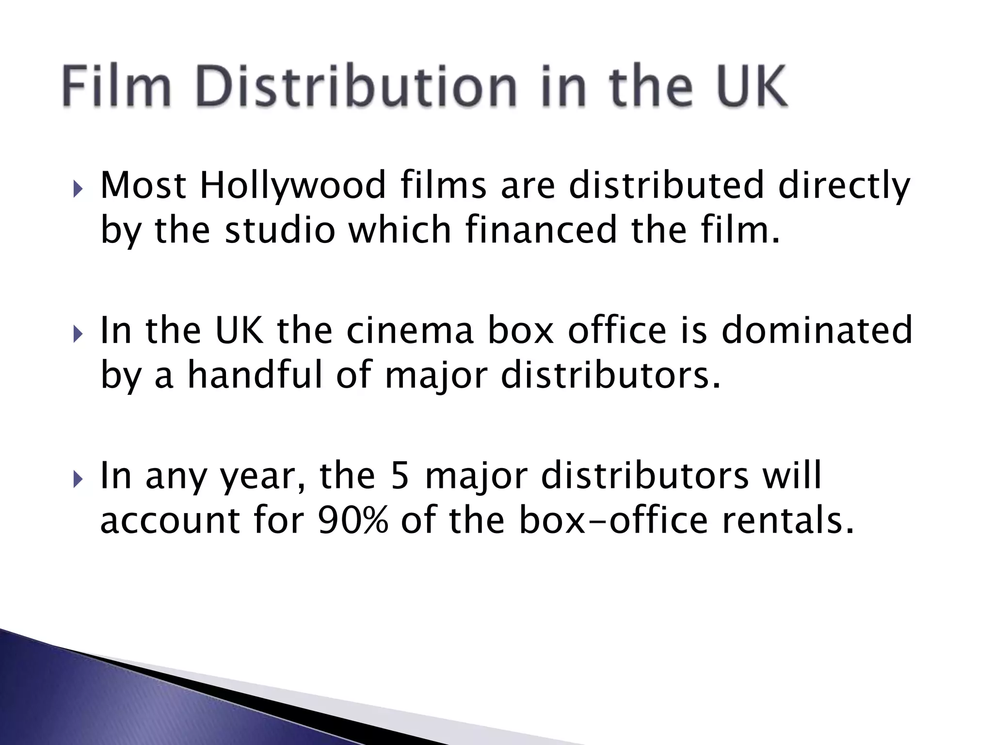 Distribution and exhibition | PPTX