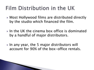 Distribution and exhibition | PPT