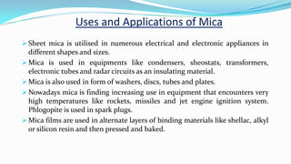 Distribution and states of mica in India | PPTX