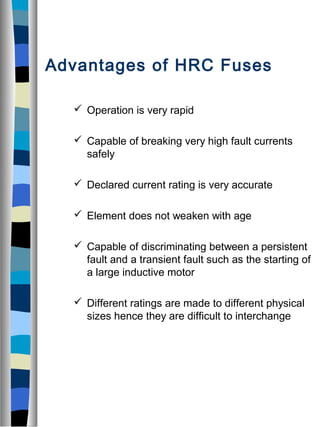 Distribution boards and Protection devices ppt | PPT