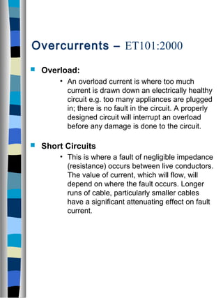 Distribution boards and Protection devices ppt | PPT