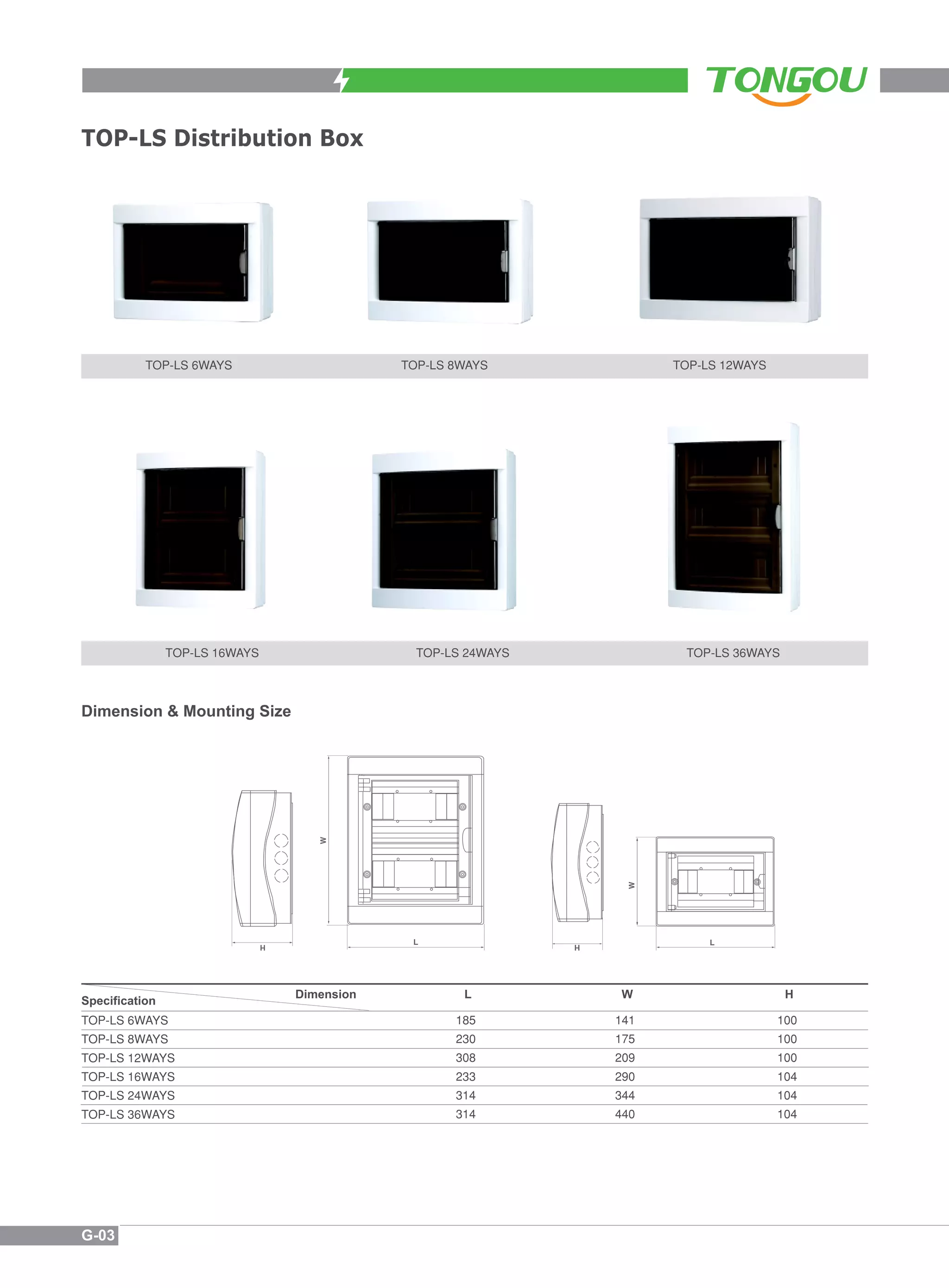 Distribution box catalogue | PDF