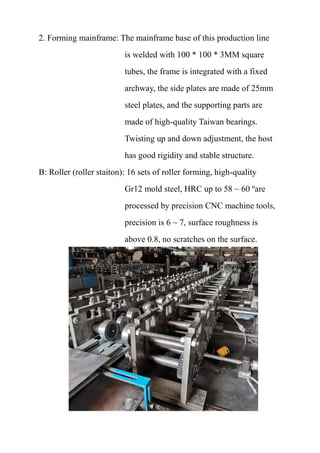 Steel Enclosure Roll Forming Machine for Making Distribution Box | PDF